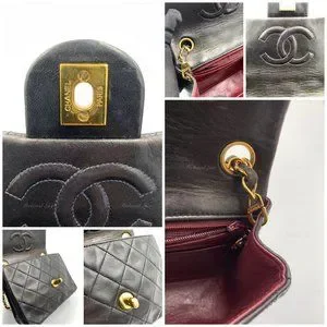 CHANEL | Bags | Authentic Chanel Classic Lambskin Chain Mini Square ...